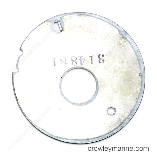 0318433 Chrome Plate- - Evinrude | Crowley Marine