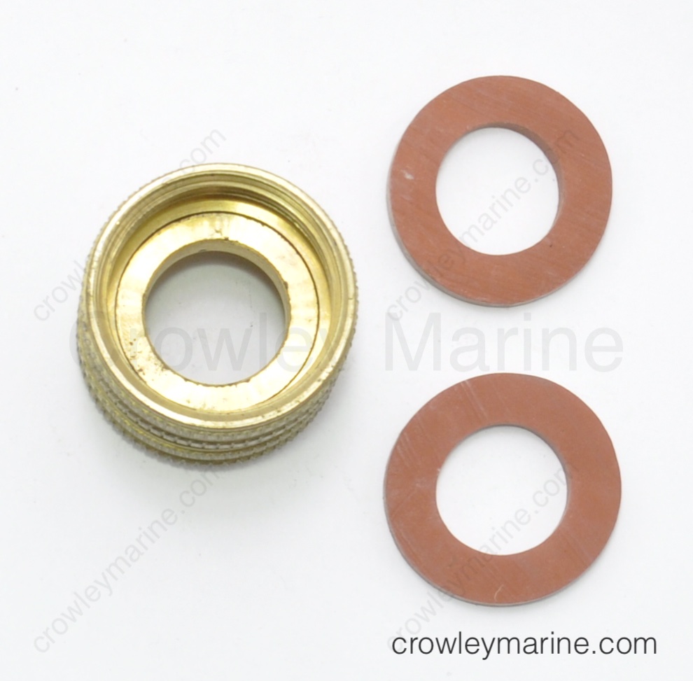 0172371 Swivel Connector & Gasket Assembly - Evinrude & Johnson, OMC ...
