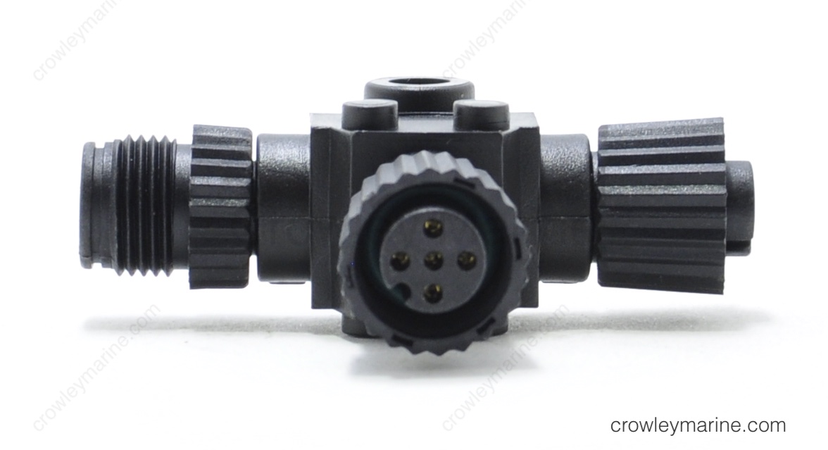 0764151 I-Command Single Tee Connector - Evinrude & Johnson, OMC ...