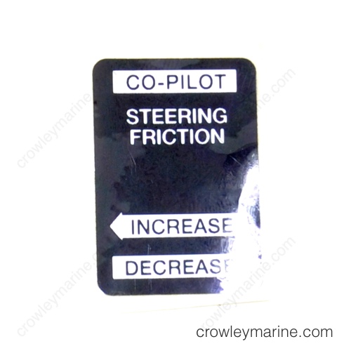 8237011 Co Pilot Decal - Mercury Marine | Crowley Marine