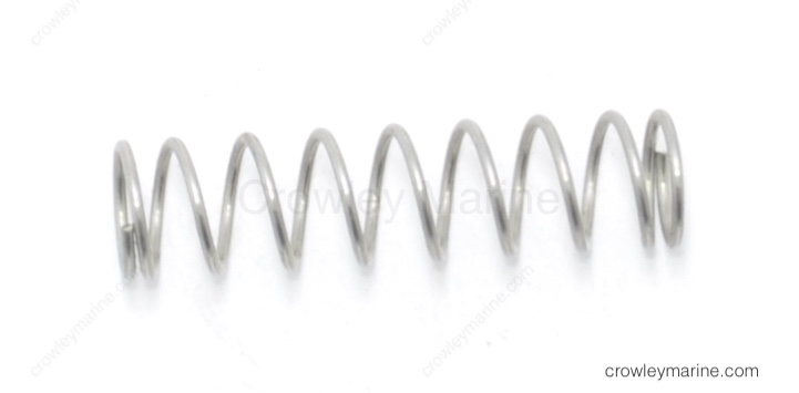 97871 Lock Pin Compression Spring - Mercury Marine | Crowley Marine