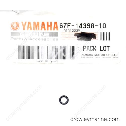 67F-14398-10-00 O-Ring - Yamaha Motors | Crowley Marine