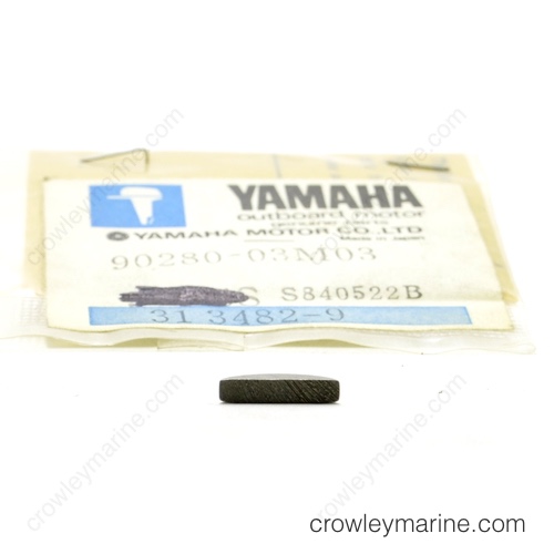 90280-03M03-00 Woodruff Key - Yamaha Motors | Crowley Cycles