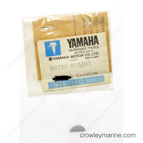90280-03M03-00 Woodruff Key - Yamaha Motors | Crowley Cycles