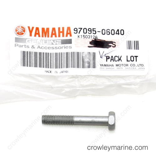97095-06040-00 Bolt - Yamaha Motors | Crowley Marine