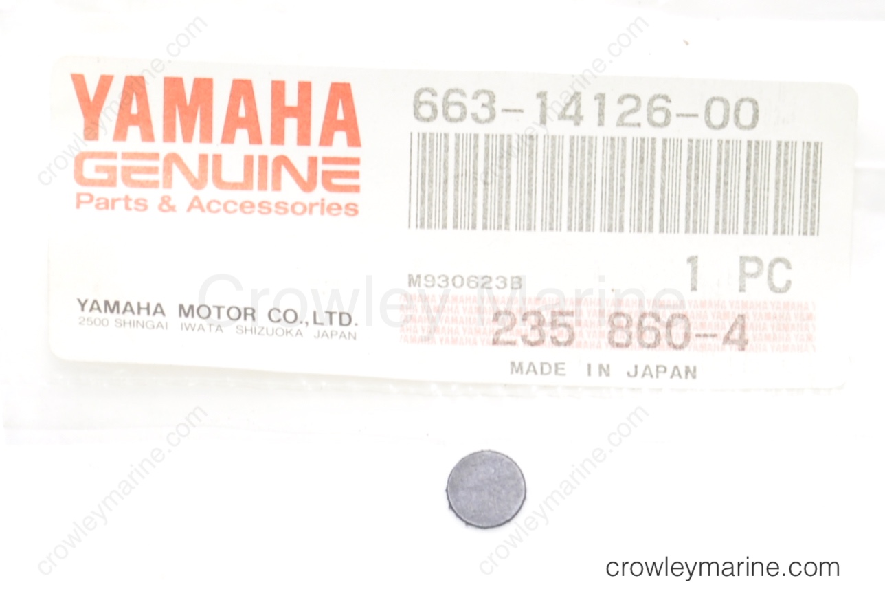 663-14126-00-00 Gasket - Yamaha OEM Parts | Crowley Cycles