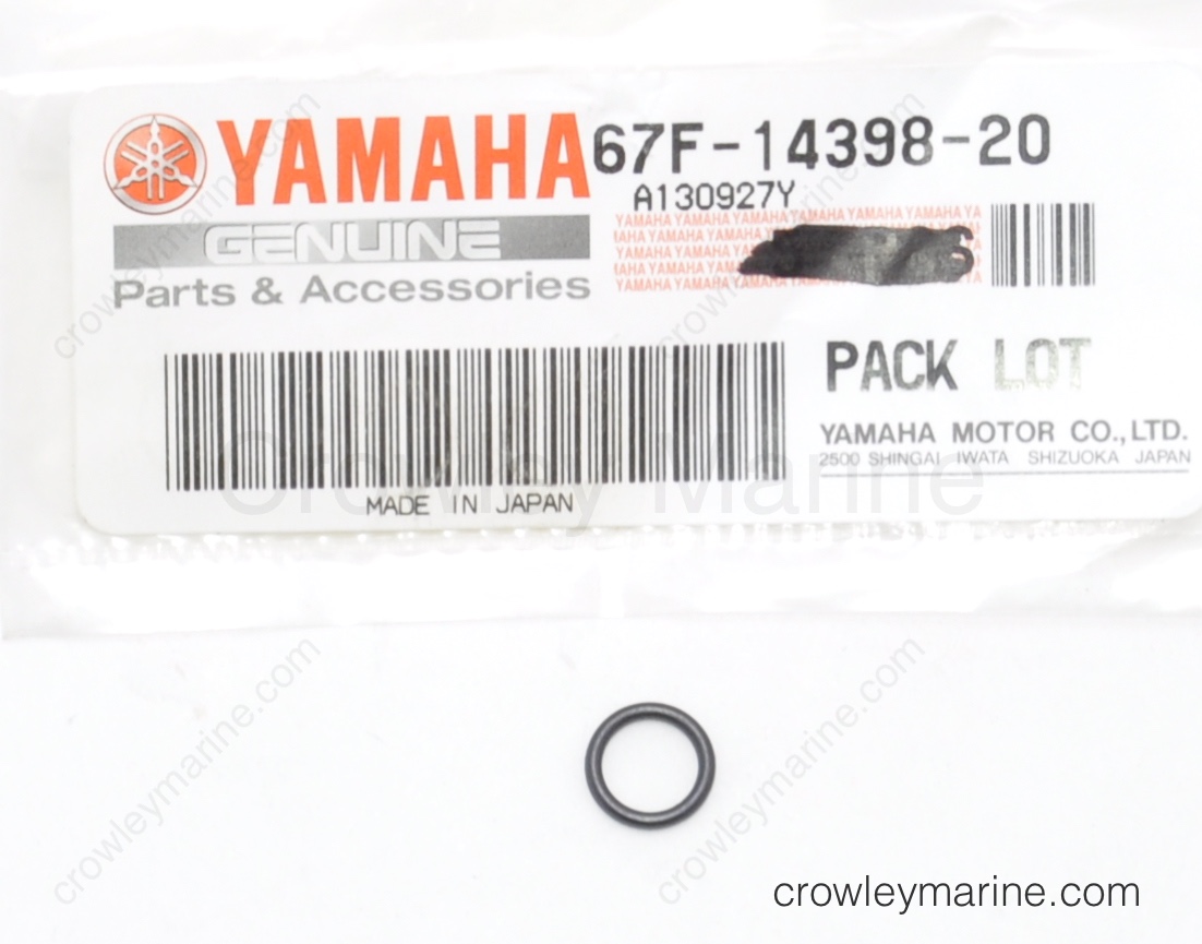 67F-14398-20-00 O-Ring - Yamaha Motors | Crowley Marine