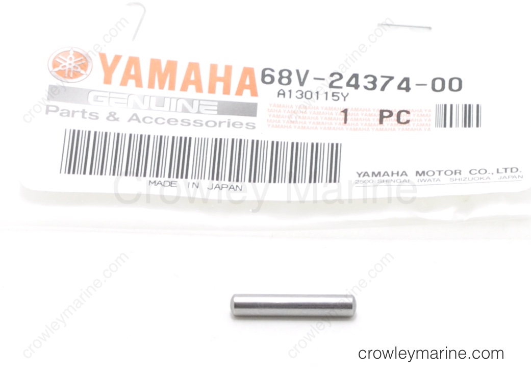 68V-24374-00-00 Pin - Yamaha OEM Parts | Crowley Cycles