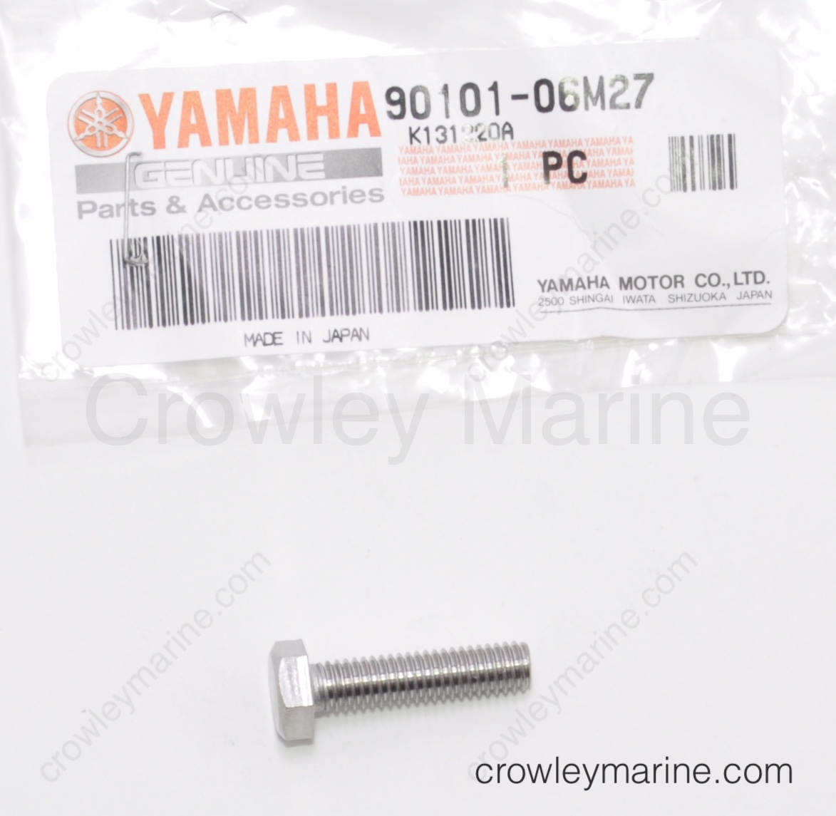 90101-06M27-00 Bolt - Yamaha Motors | Crowley Marine