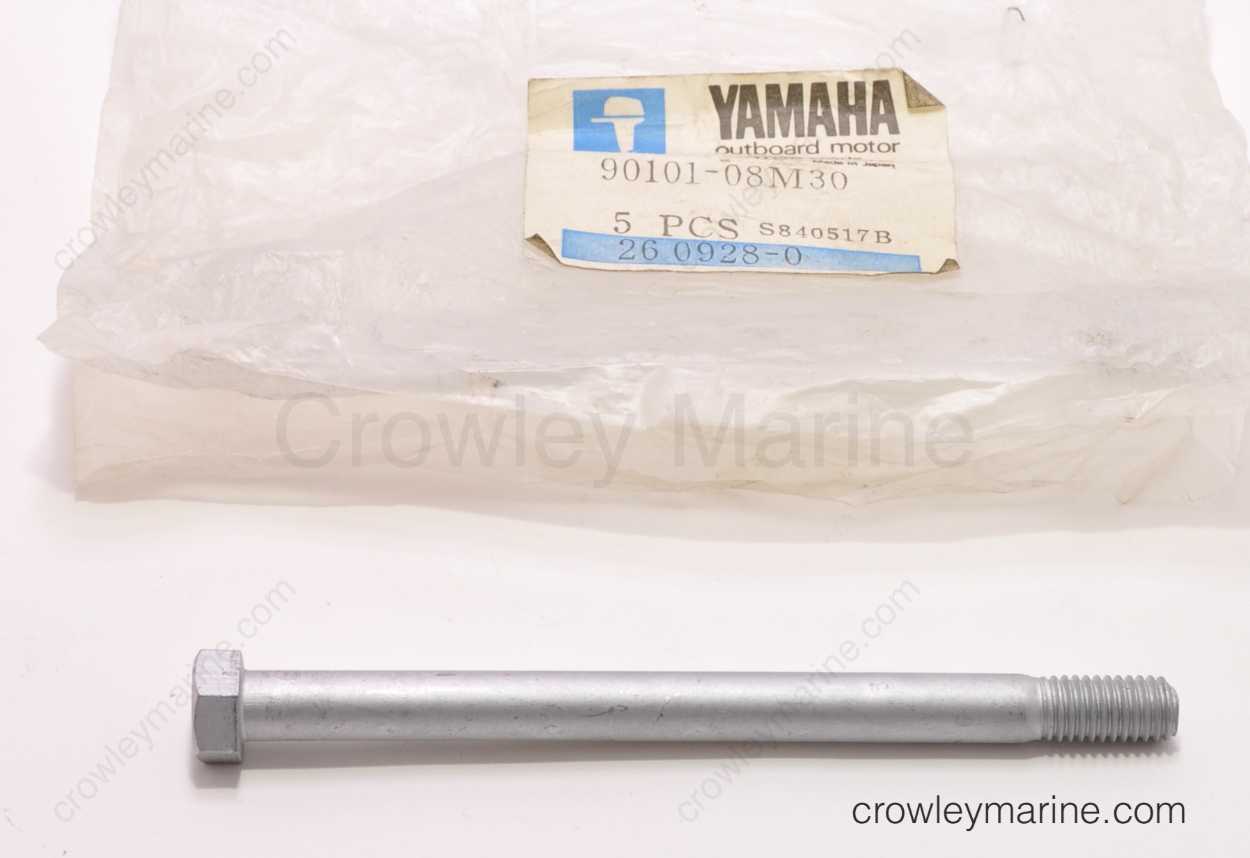 90101-08M30-00 Bolt - Yamaha Motors | Crowley Marine