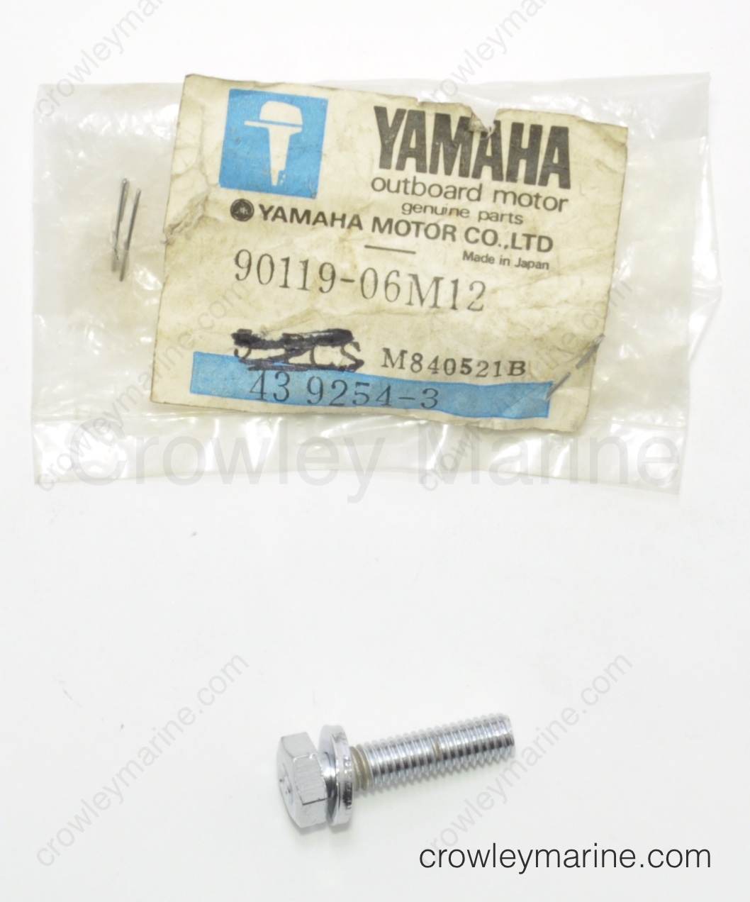 90119-06M12-00 Bolt with Washer - Yamaha Motors | Crowley Marine