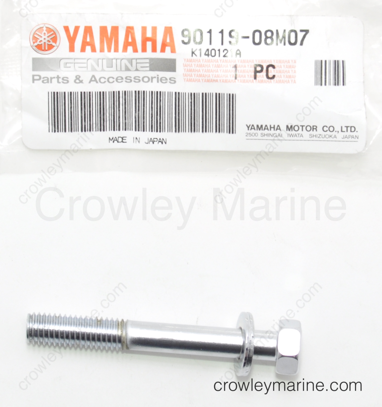 90119-08M07-00 Bolt with Washer - Yamaha Motors | Crowley Marine