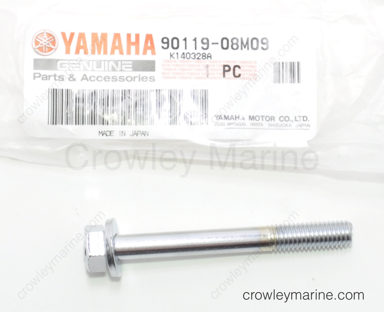 90119-08M09-00 Bolt with Washer - Yamaha Motors | Crowley Marine