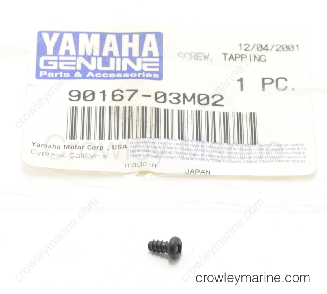 90167-03M02-00 Tapping Screw - Yamaha Motors | Crowley Marine