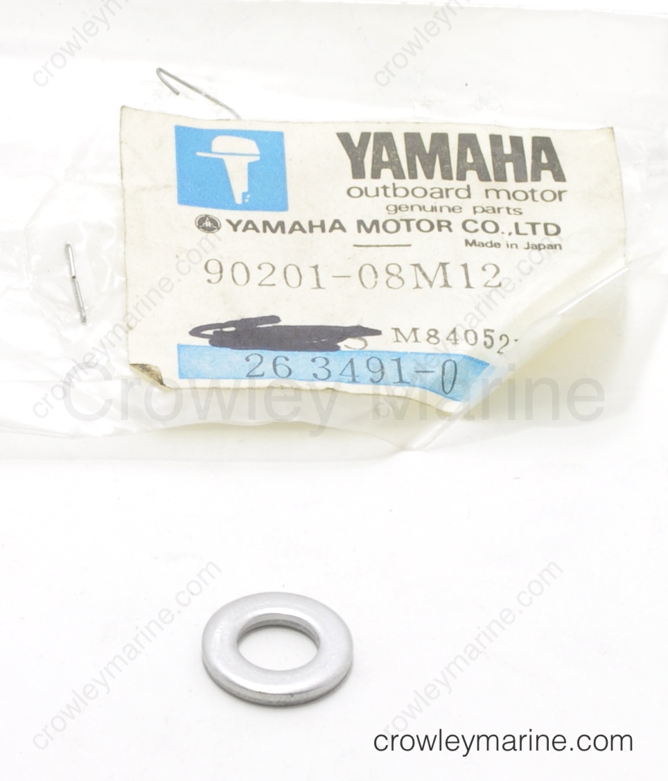 90201-08M12-00 Plate Washer - Yamaha Motors | Crowley Marine