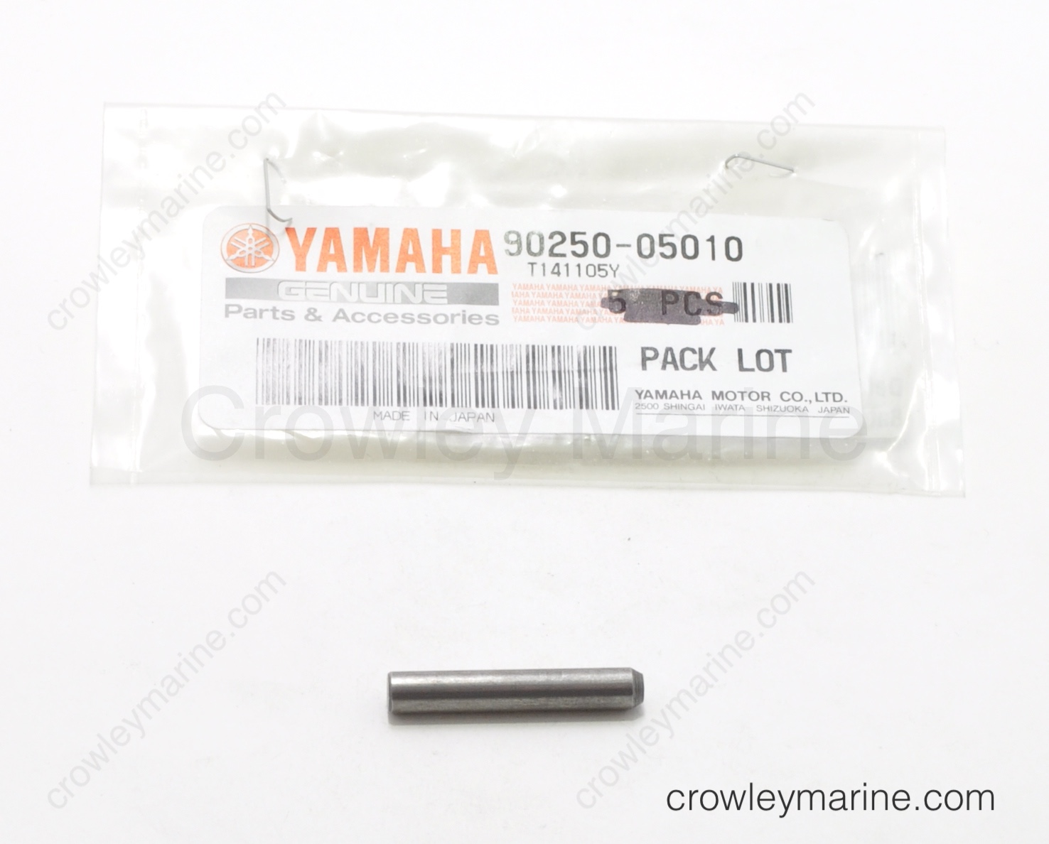 90250-05010-00 Straight Pin - Yamaha OEM Parts | Crowley Cycles