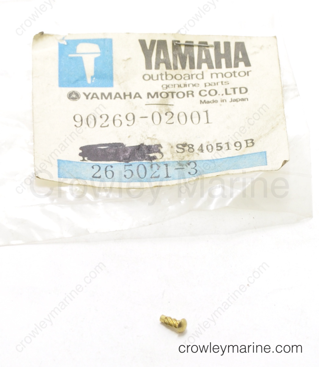 90269-02001-00 90269-02M09-00 - Yamaha Motors | Crowley Marine
