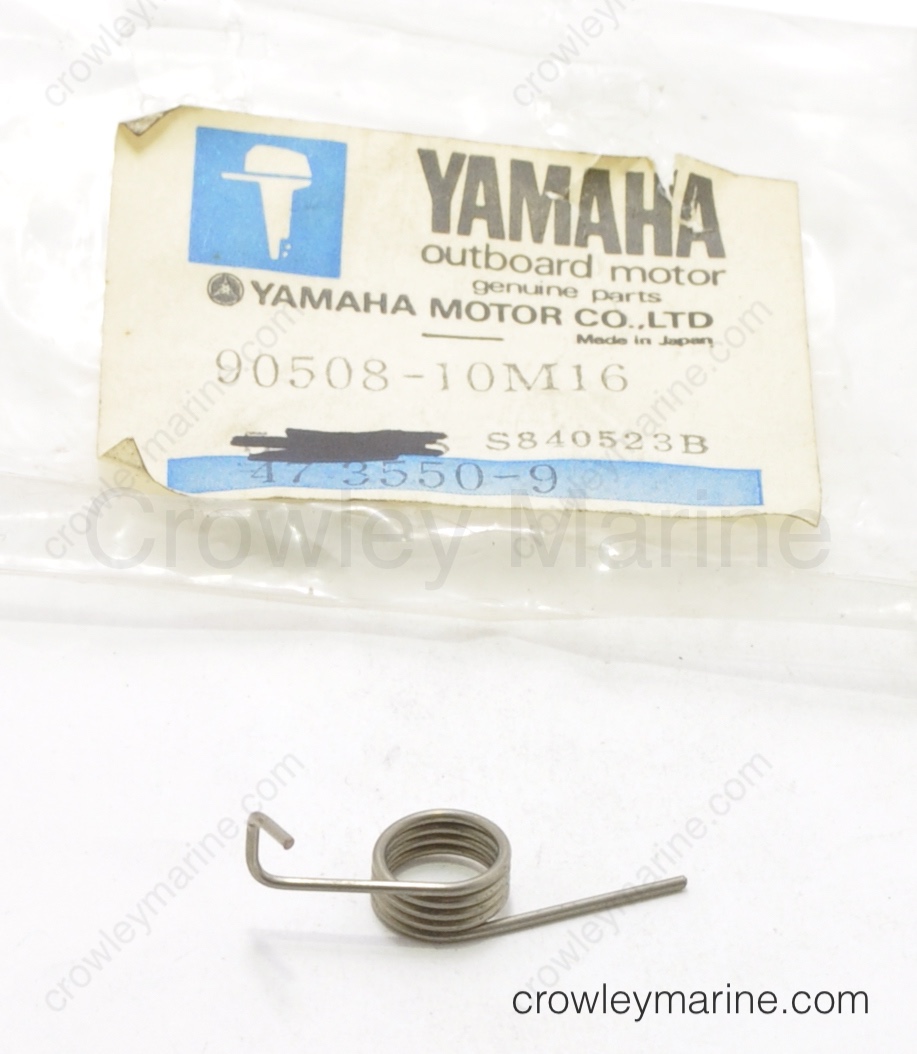 90508-10M16-00 Torsion Spring - Yamaha Motors | Crowley Marine