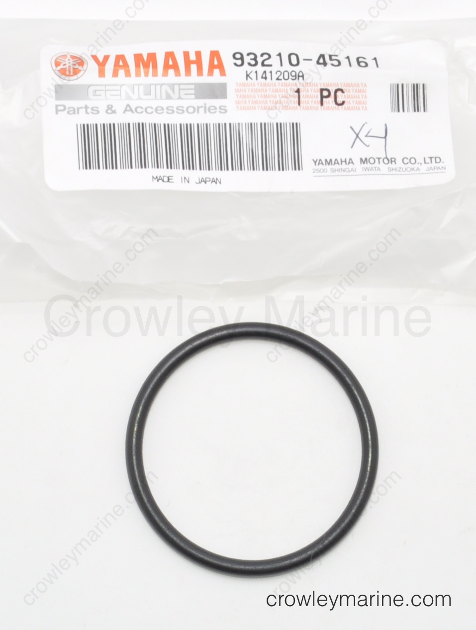 93210-45161-00 O-Ring - Yamaha Motors | Crowley Marine