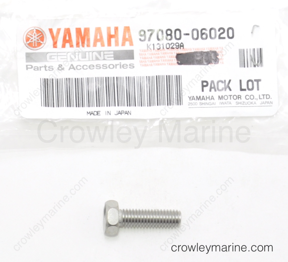 97080-06020-00 Bolt - Yamaha Motors | Crowley Marine