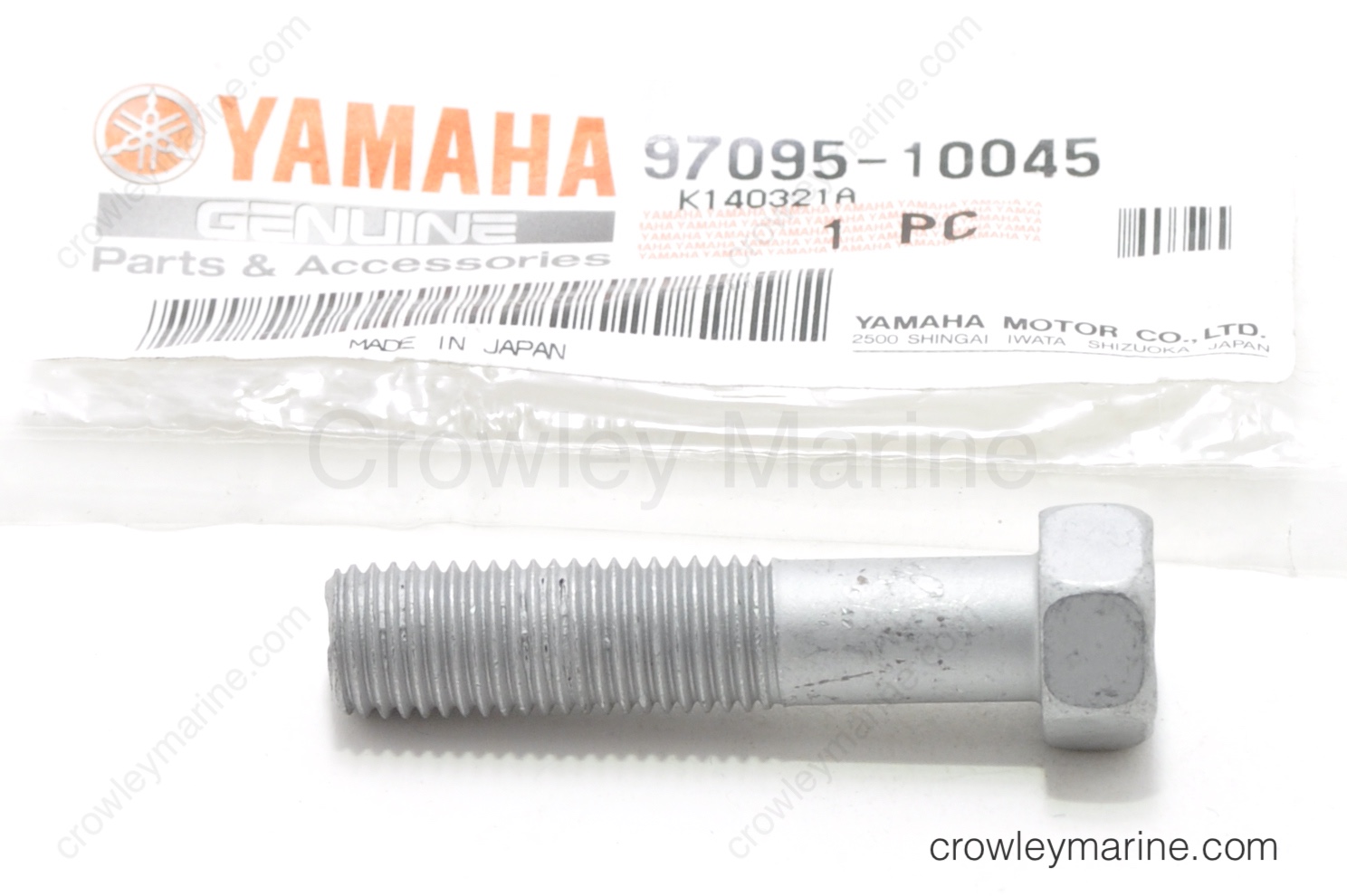 97095-10045-00 Bolt - Yamaha Motors | Crowley Marine