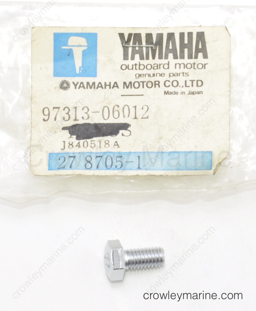 97313-06012-00 .BOLT - Yamaha Motors | Crowley Marine