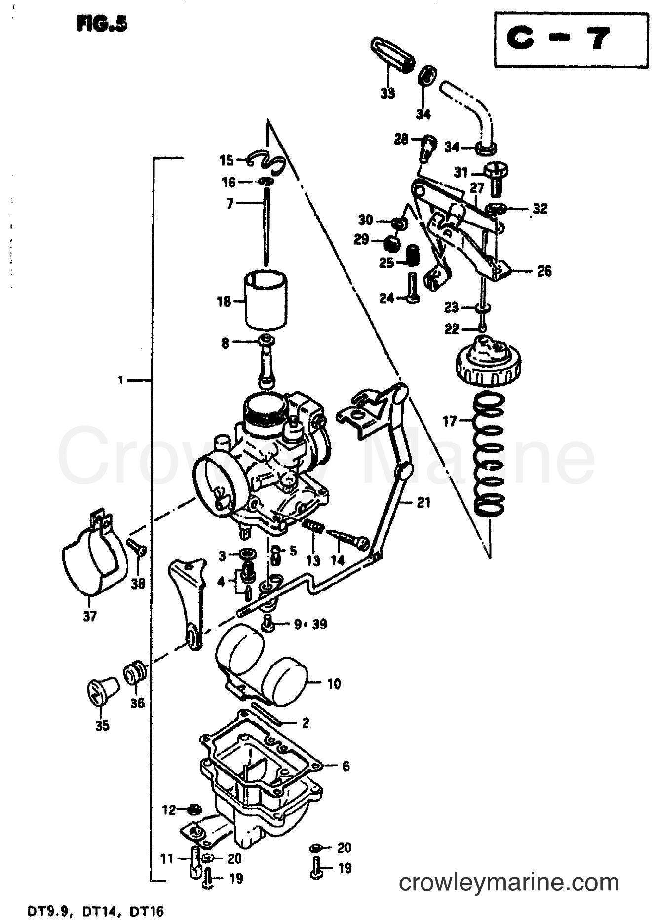 ELECTRICAL (DT20, DT25, DT28) - 1977 Two-Stroke Outboard 28 DT28 ...