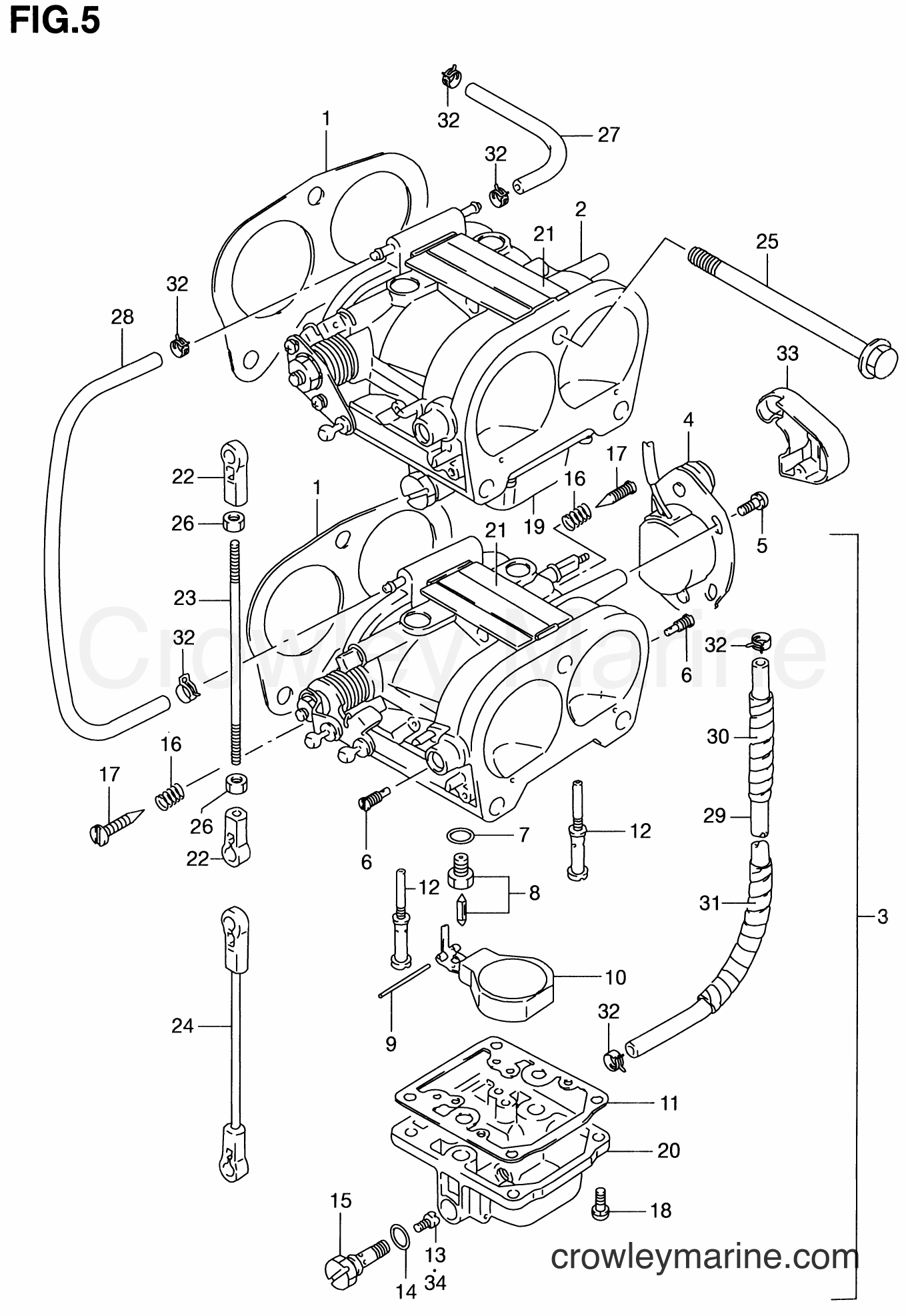 CARBURETOR (DT90 ~MODEL:97) - 1989 Two-Stroke Outboard 100 DT100 ...