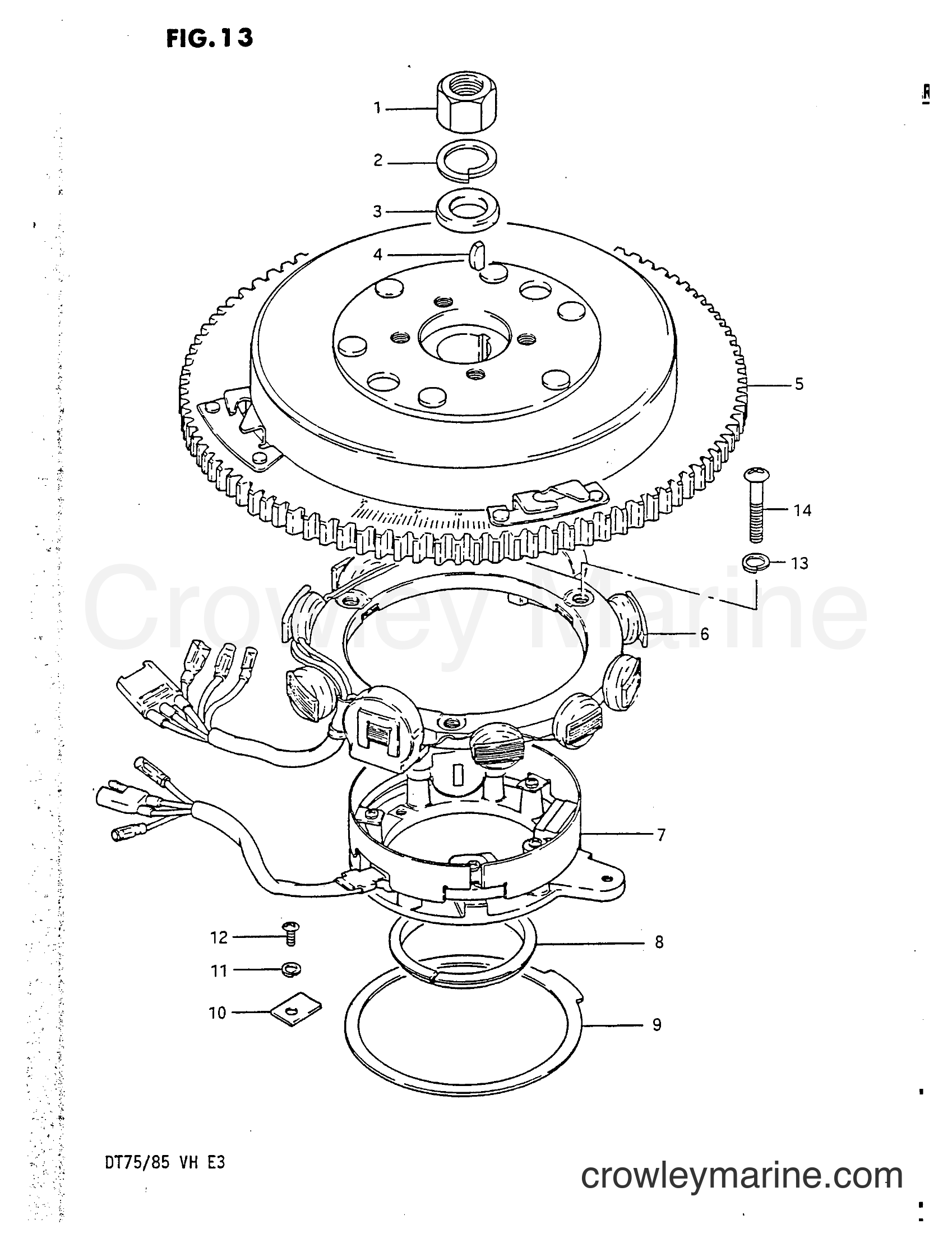 MAGNETO - 1986 Two-Stroke Outboard 75 DT75 | Crowley Marine