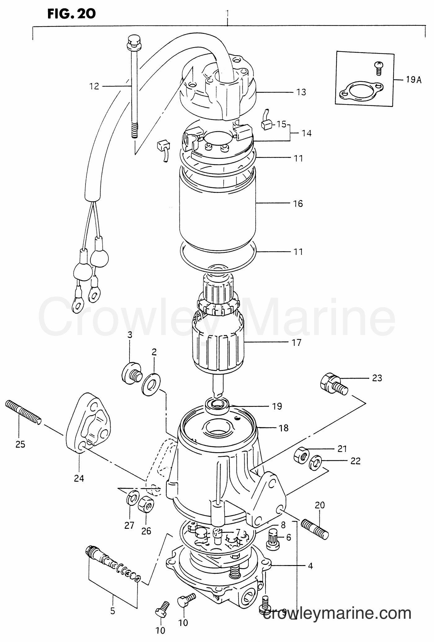 POWER UNIT (MODEL:90~94) - 1988 Two-Stroke Outboard 75 DT75 | Crowley ...