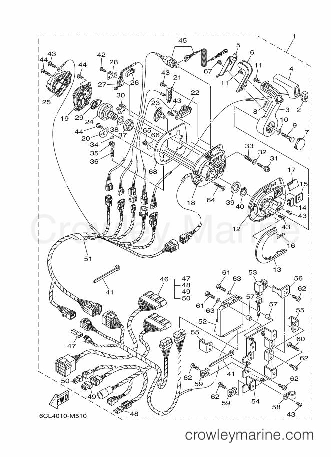 DBW REMOTE CONTROL 4 (6X7) - 2014 International 250hp F250DET (6CG5 ...