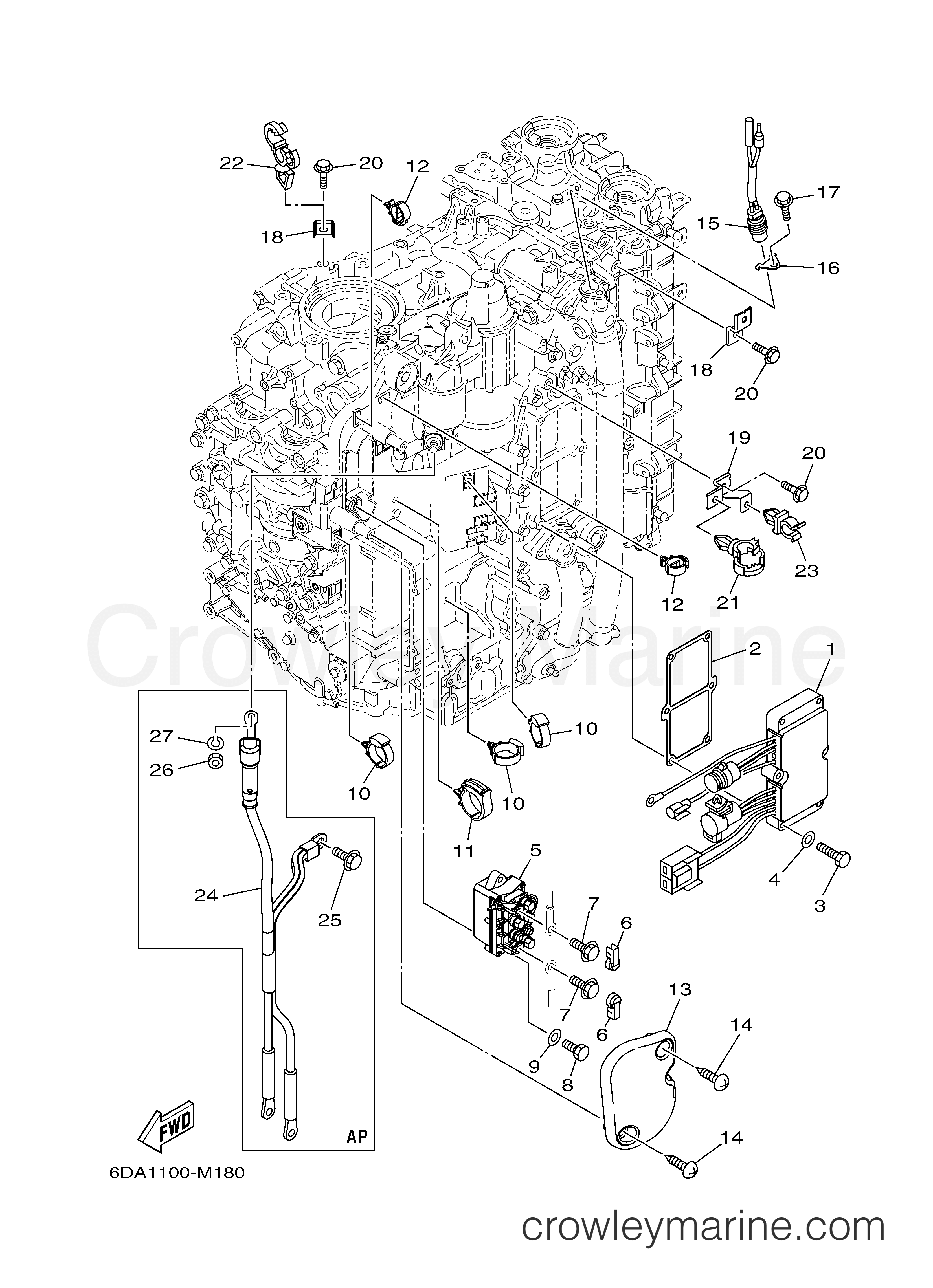 ELECTRICAL 2 - 2014 Outboard 200hp F200XB | Crowley Marine