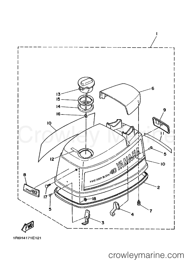 ALTERNATE 2 (40ER/40PR MODEL) - 1993 International 40hp 40H (6H4) [030 ...