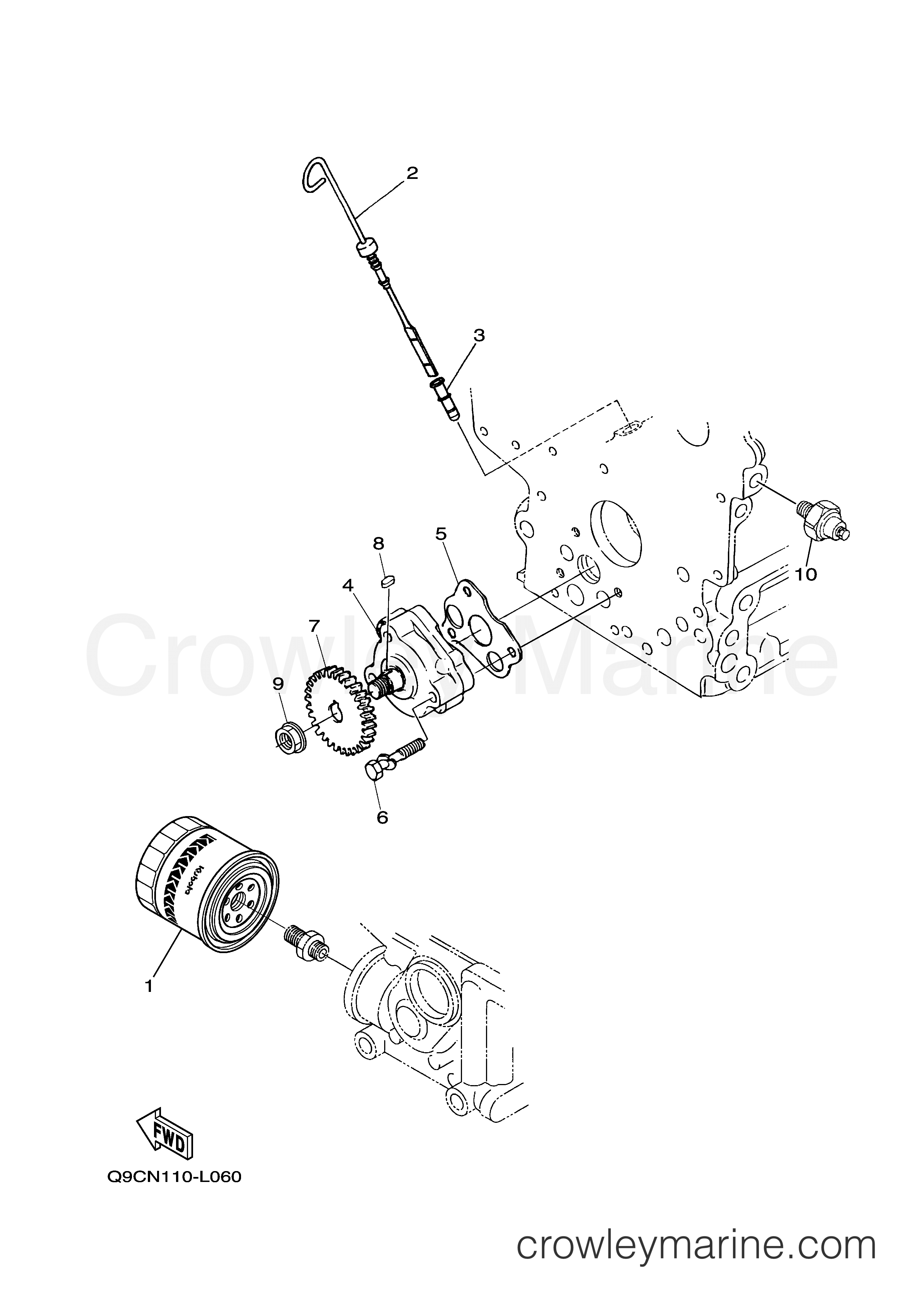OIL CLEANER - 2012 Generator 7000 EDL7000SDE | Crowley Marine