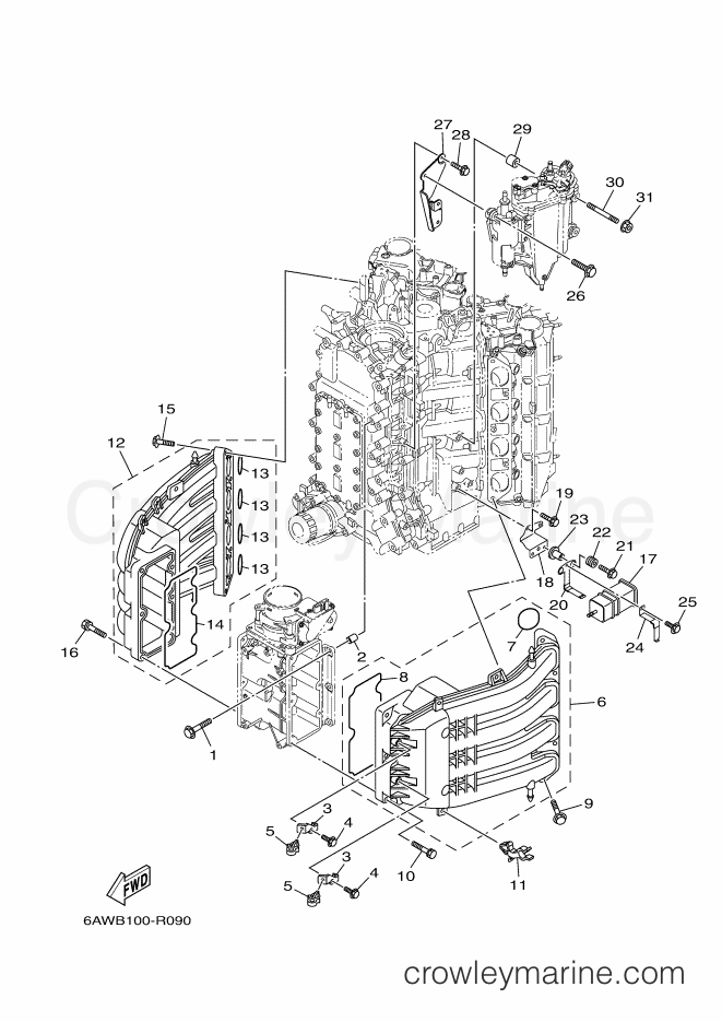 INTAKE 1 - 2017 International 350hp F350AET (6AWB) [120] | Crowley Marine