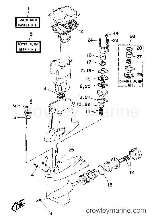 Yamaha Outboard Motor Parts Diagram Reviewmotors Co