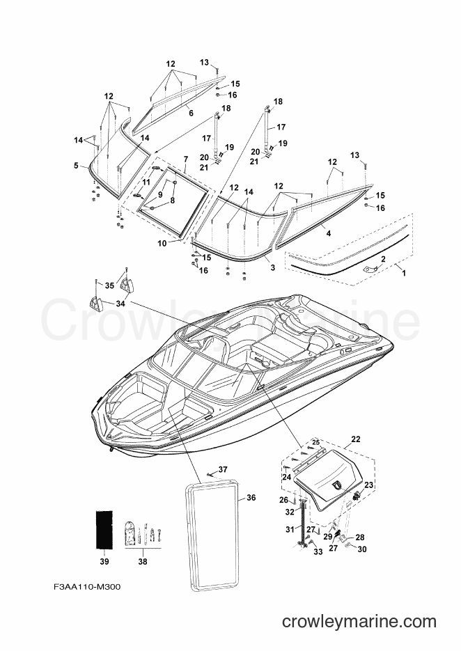 Boat Helm Diagram