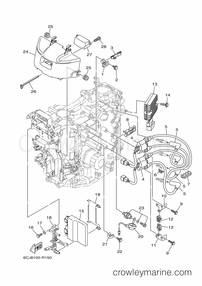 ELECTRICAL 1 - 2017 International 70hp F70A (6CJ8) [180] | Crowley Marine